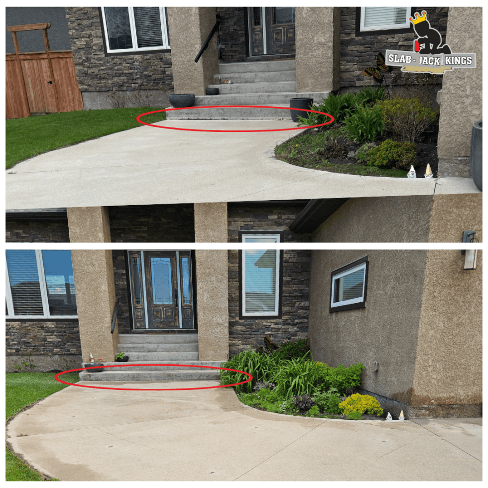 Concrete Sidewalk Repair Services | Winnipeg | Slab-Jack Kings