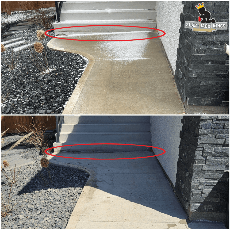 Concrete Sidewalk Repair Services | Winnipeg | Slab-Jack Kings