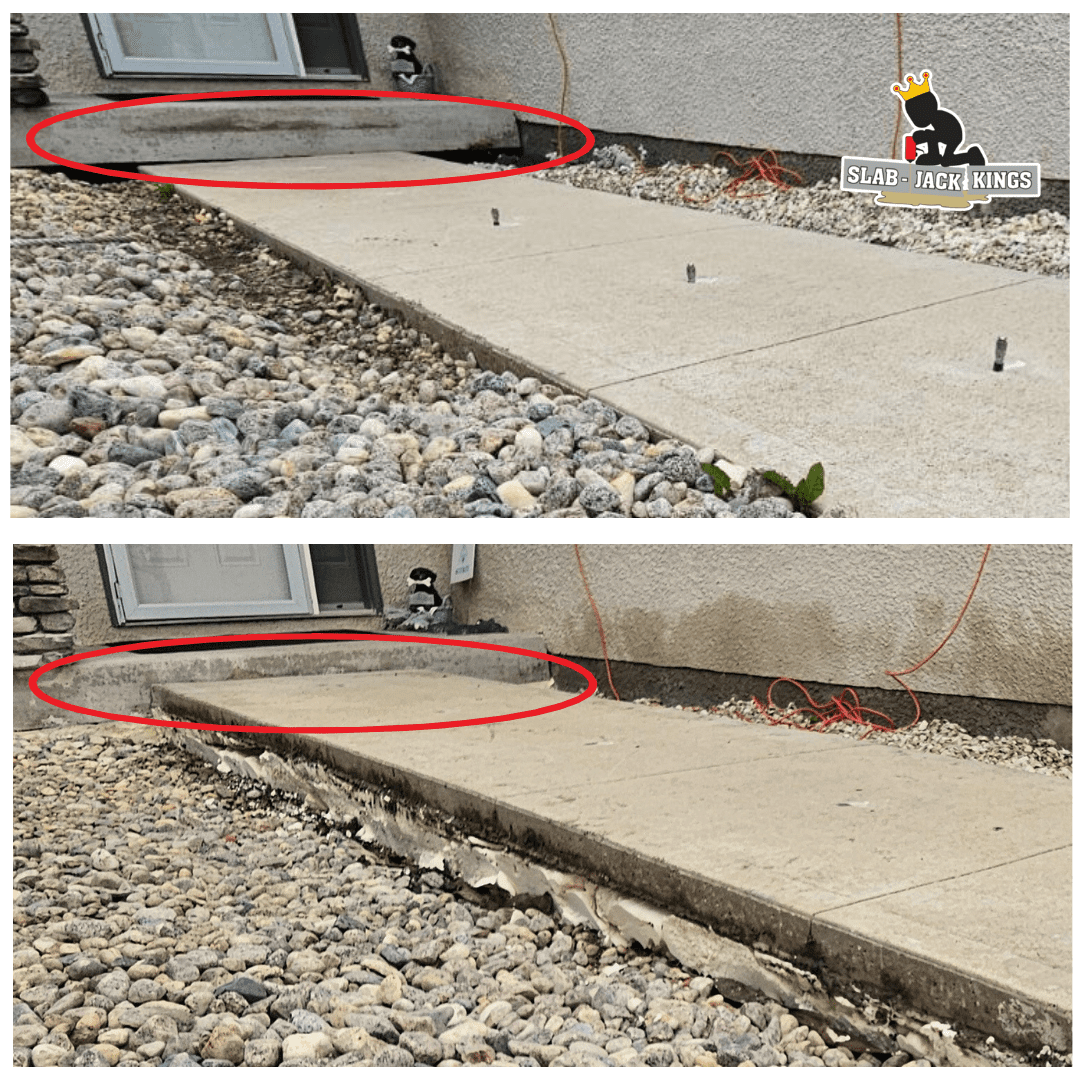 Concrete Sidewalk Repair Services | Winnipeg | Slab-Jack Kings